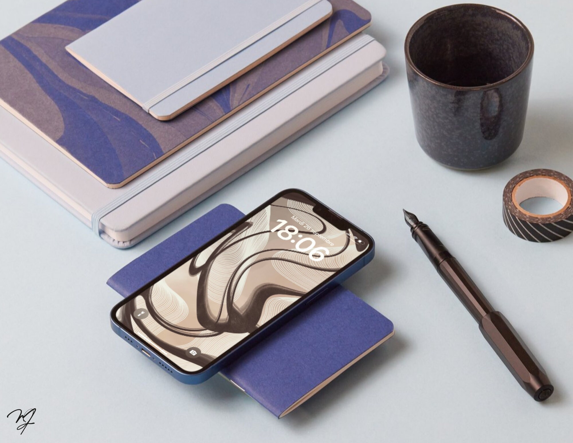 Earthy Beige Aesthetic Lockscreen Wallpaper for iPhone Home Screen ...