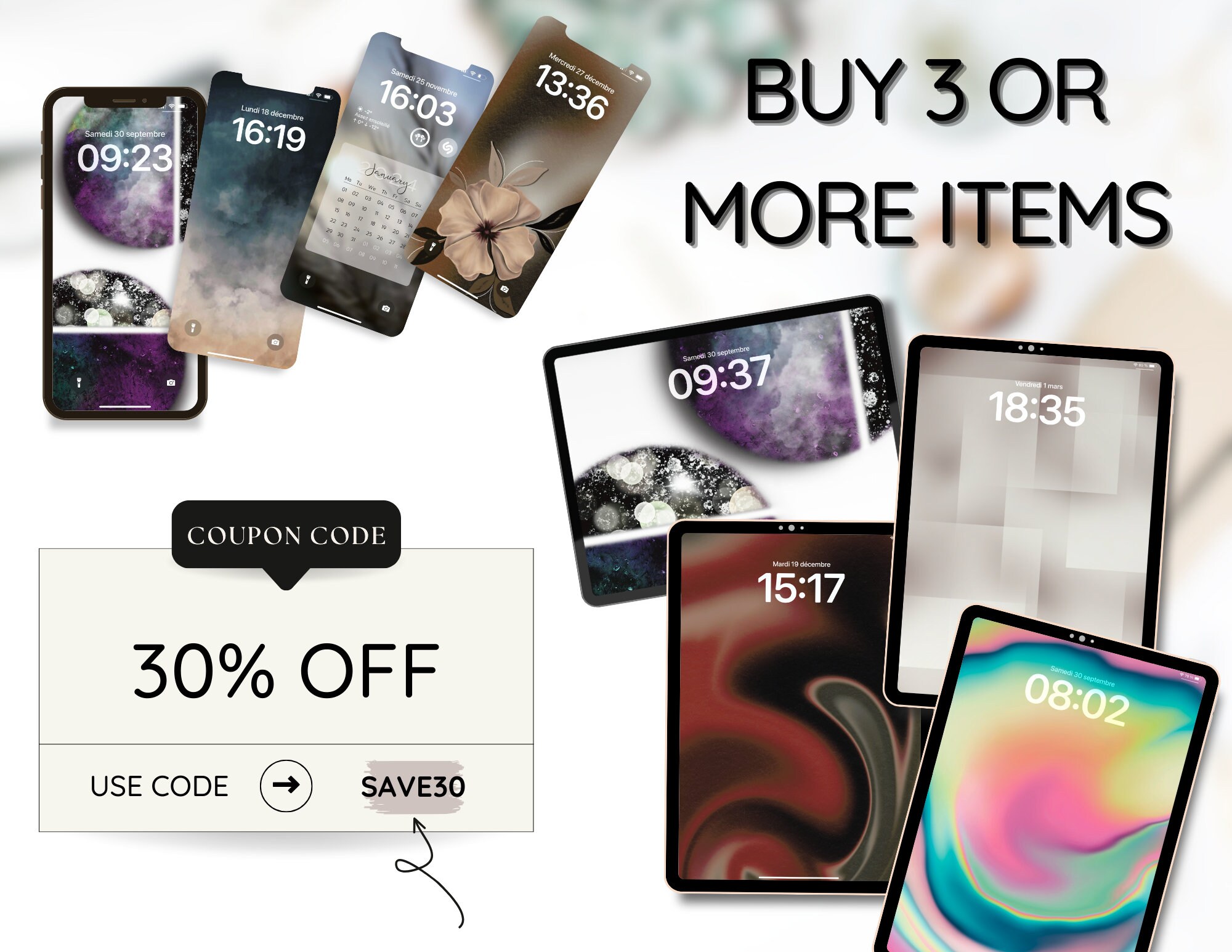 Earthy Beige Aesthetic Lockscreen Wallpaper for iPhone Home Screen ...