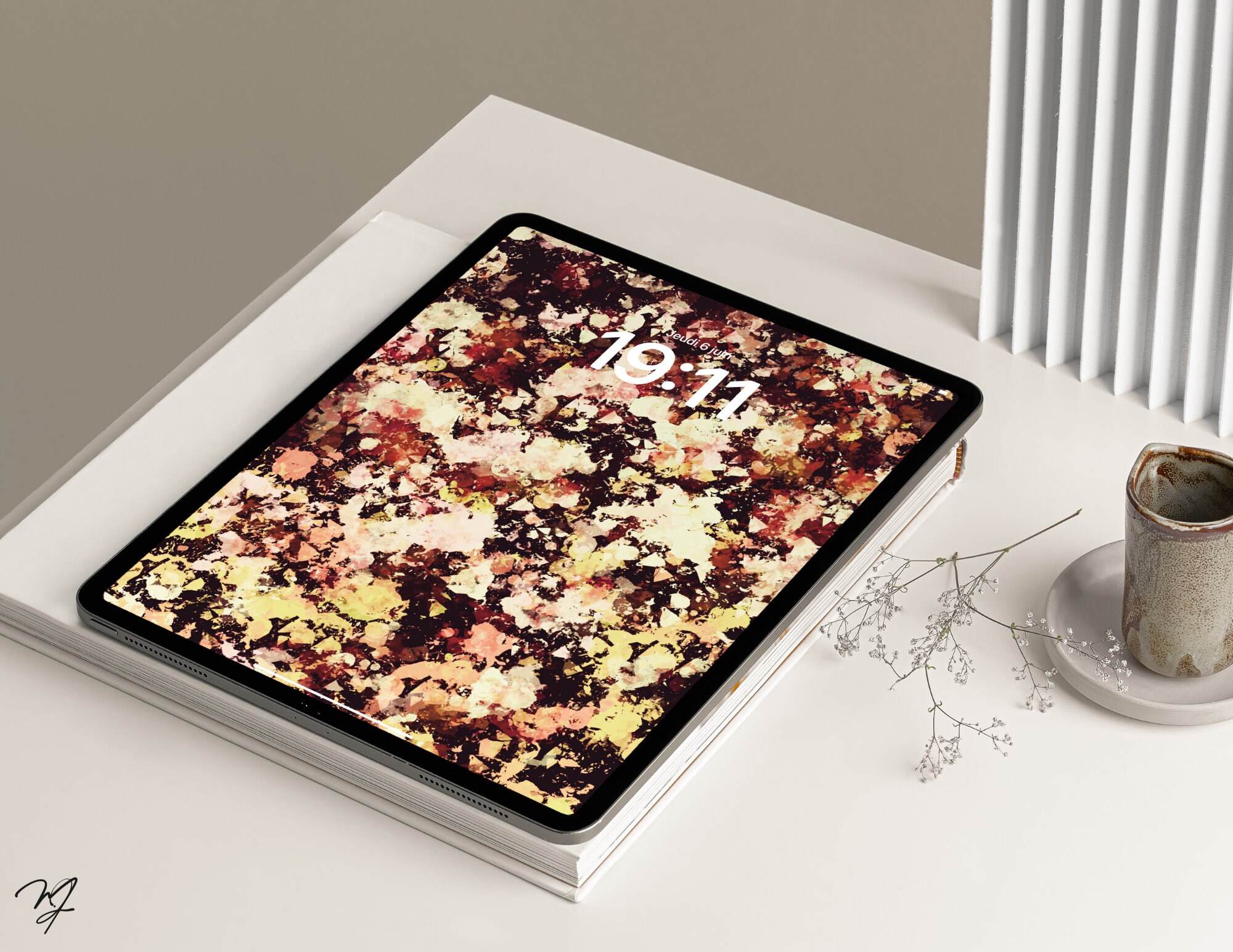 IPad Ios 17 Paint Splatter Home Screen, Digital Splash Background ...