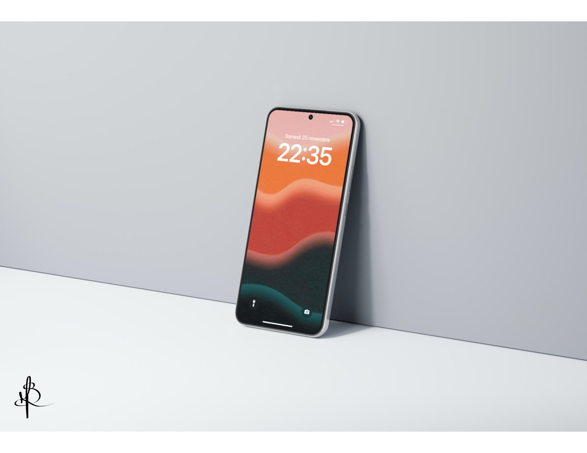 Dark Blue Gradient Wallpaper for iPhone Ios 16 Ios 17, Minimalist Waves ...