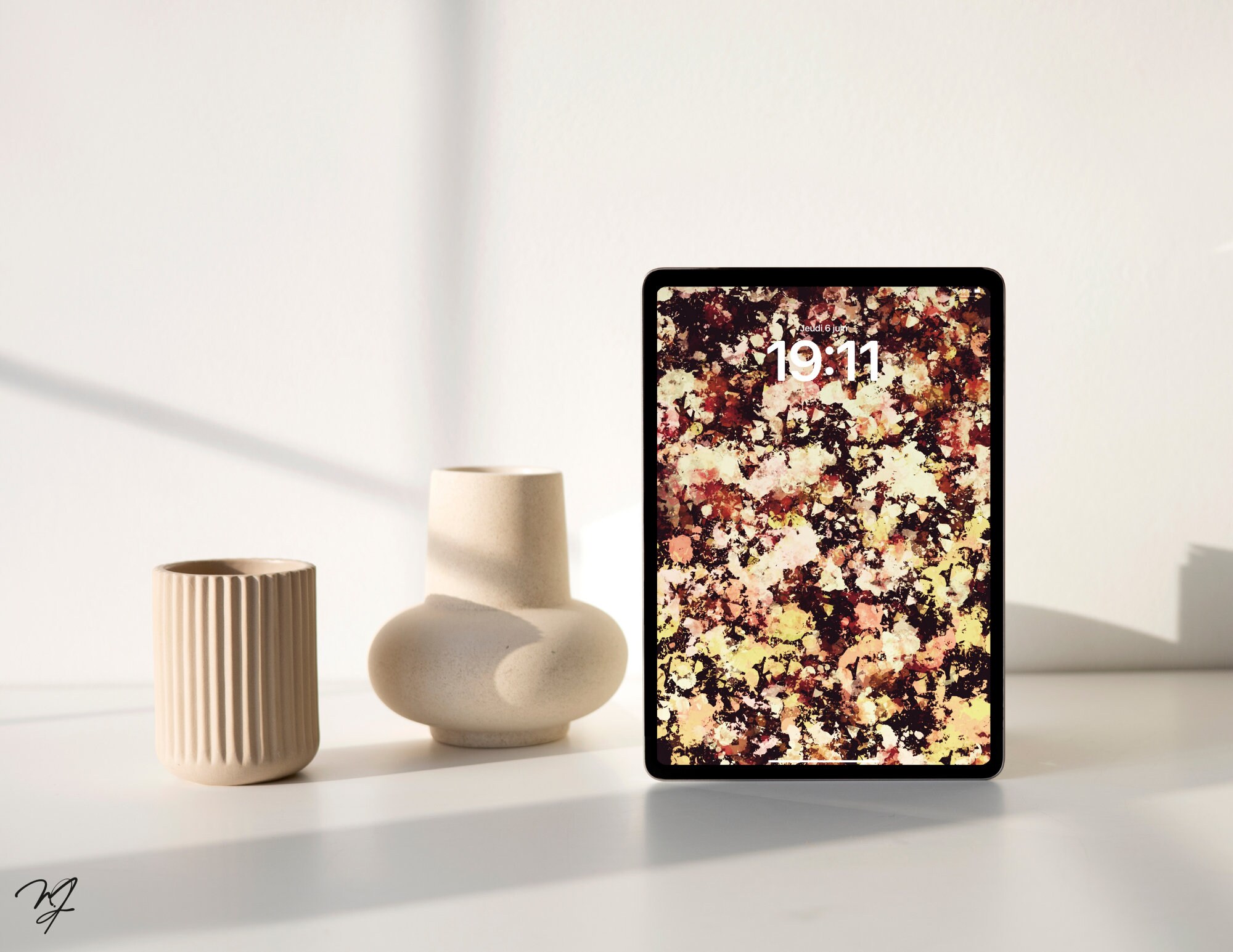 IPad Ios 17 Paint Splatter Home Screen, Digital Splash Background ...