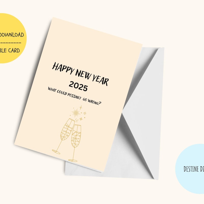 Funny New Years Card - Etsy