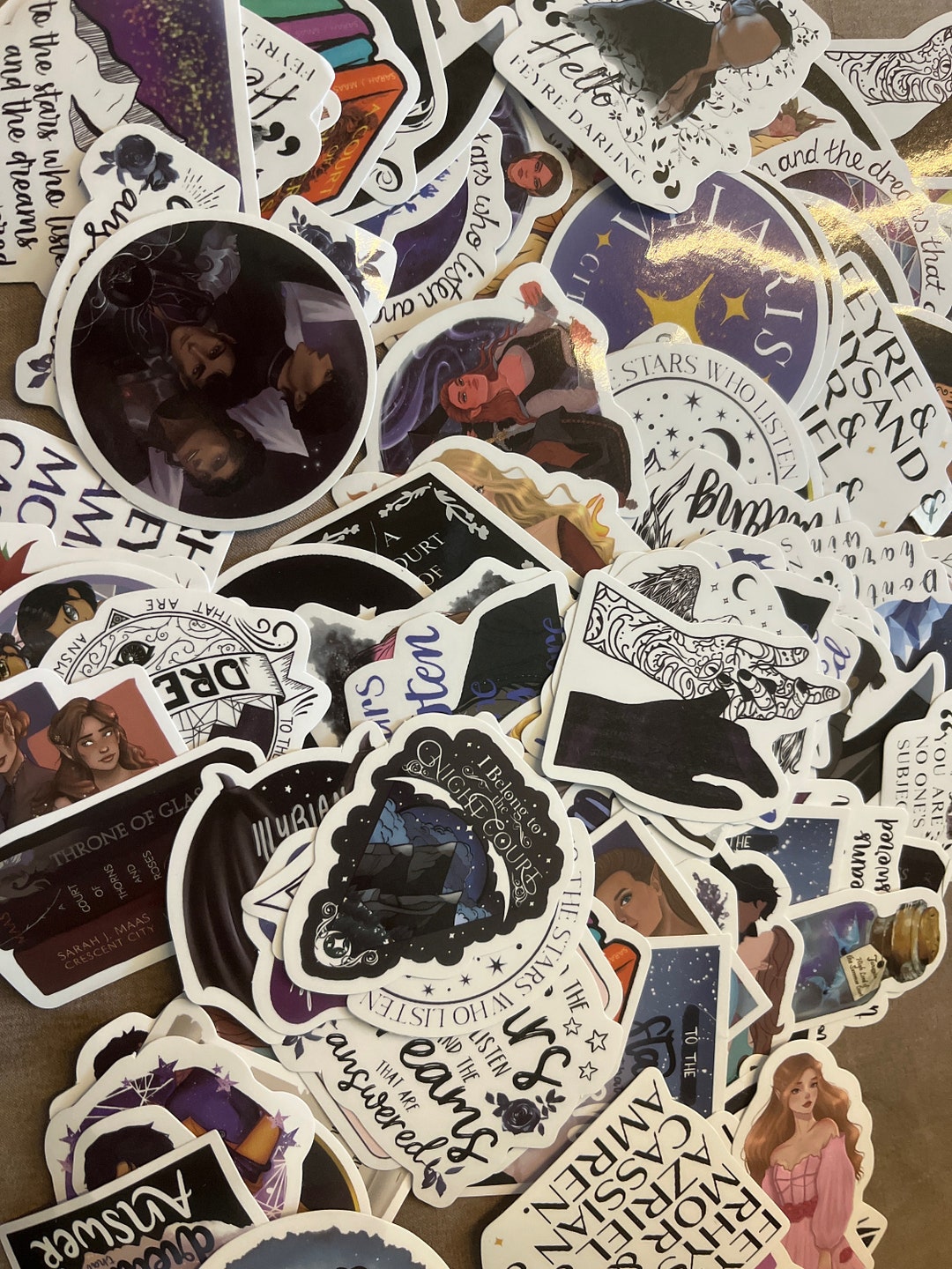 Sarah J Maas Sticker Set - Etsy