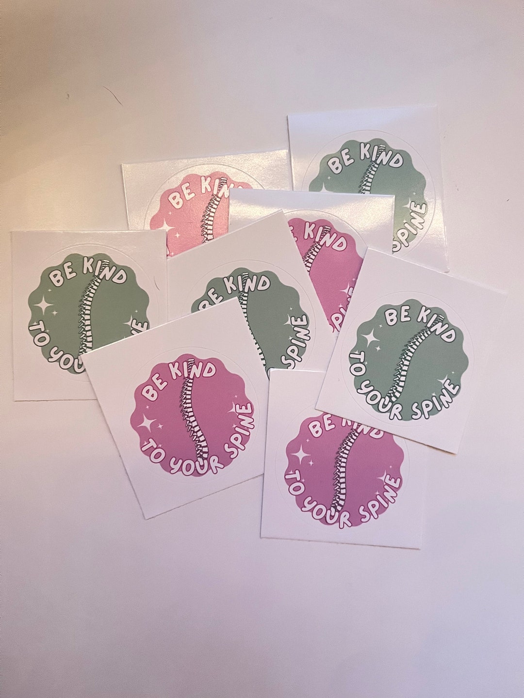 Be Kind to Your Spine Stickers - Etsy
