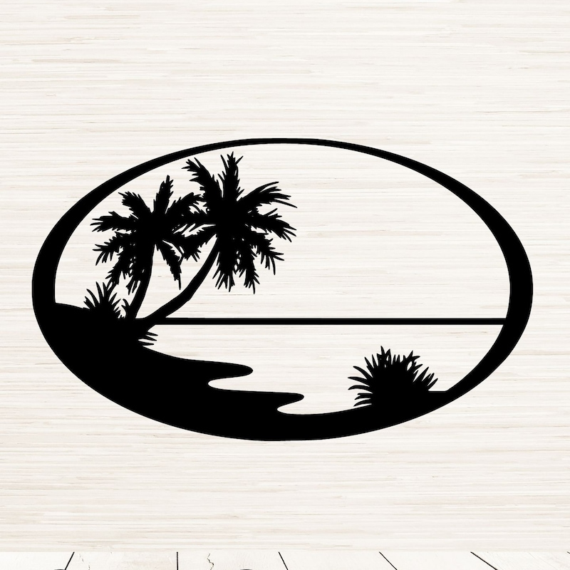 Oval Beach Art - Etsy