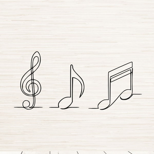 Line Art Music - Etsy