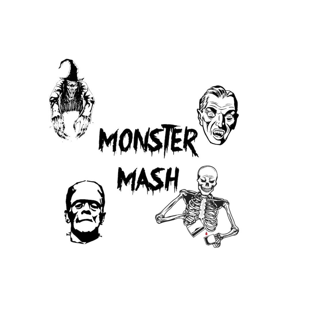 Monster Mash Halloween Svg, Instant Download, Digital Download, SVG ...