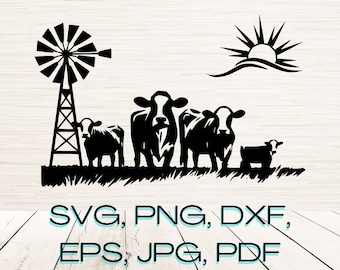 Old Farm Truck Svg Dxf Eps Jpg Png Pdf Instant Digital - Etsy
