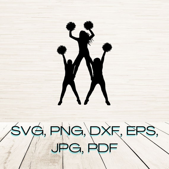 Cheerleading Piramide Clipart