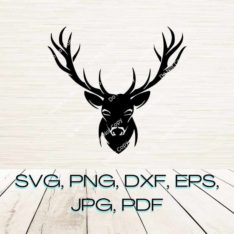 Deer Buck Svg Dxf Eps Png Instant Digital Download Clipart - Etsy