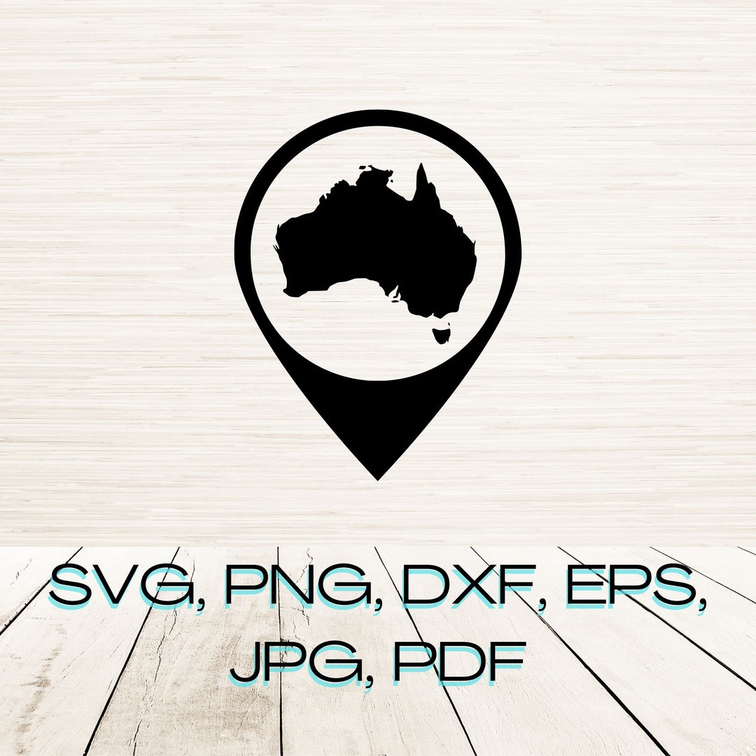 Australia Down Under Svg Dxf Eps Png Jpg Instant Digital Download ...