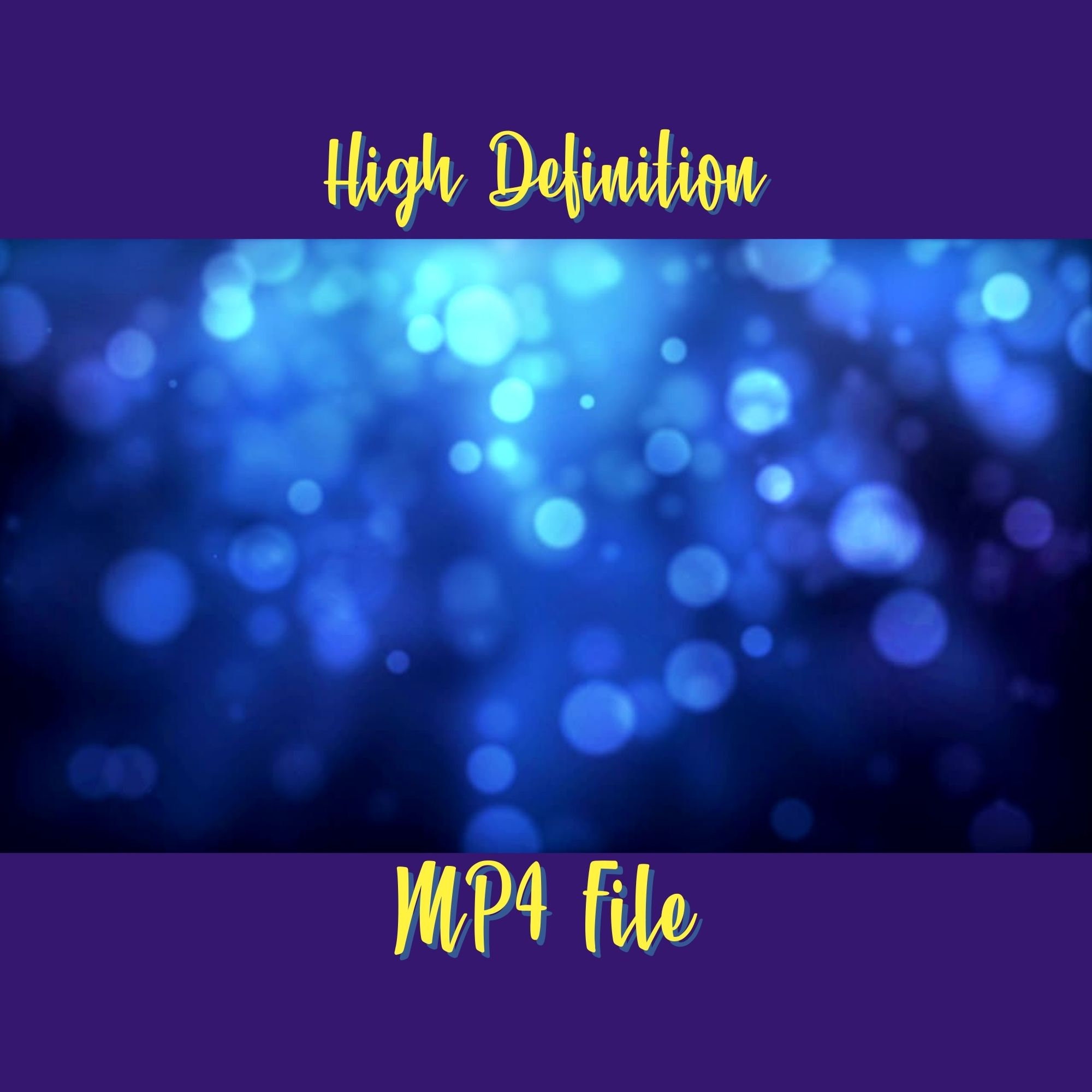 Animated Background Bundle Bokeh Style Particles Continuous Looping MP4 Media Digital Overlays ...