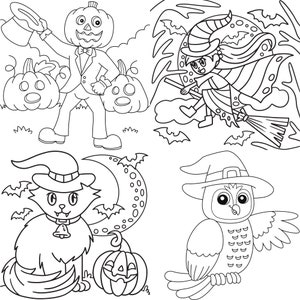 Halloween Coloring Pages | 20 Coloring Pages | Kids' Activity ...