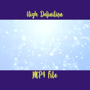 Animated Background Bundle | Bokeh Style Particles | Continuous Looping ...