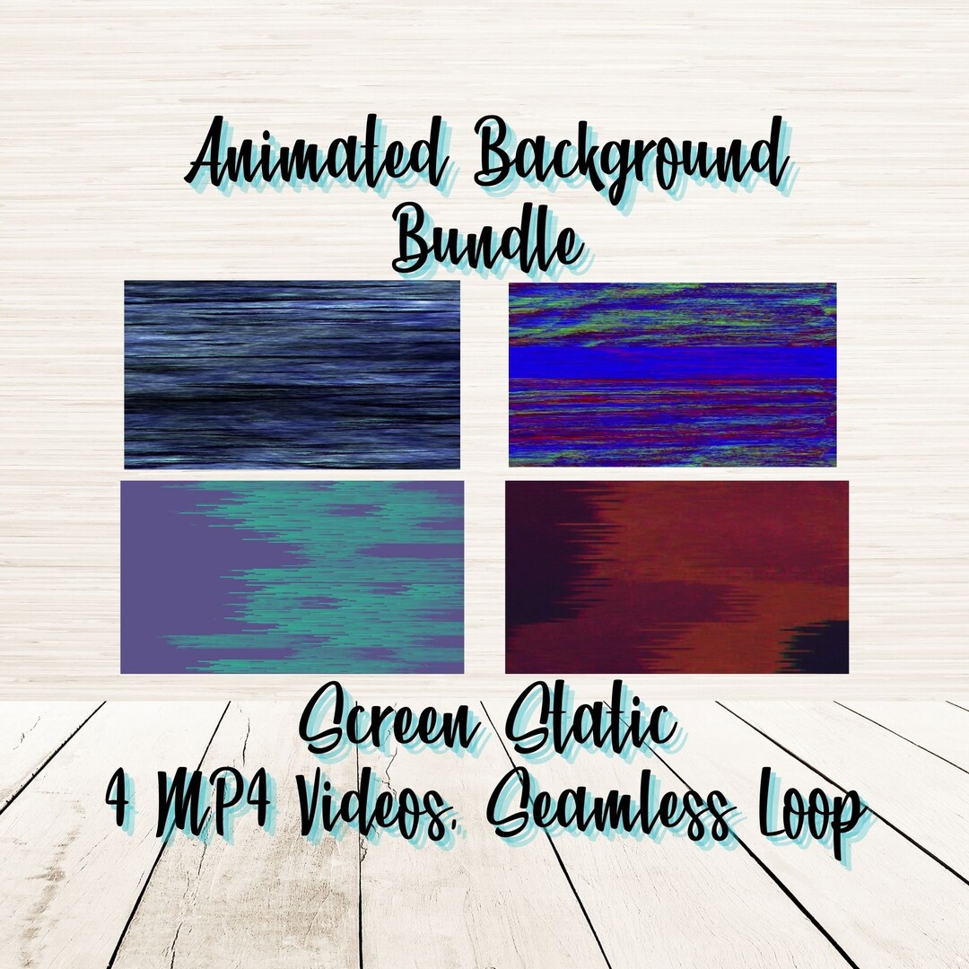 Animated Background Bundle | Futuristic Static Screen | Seamless ...