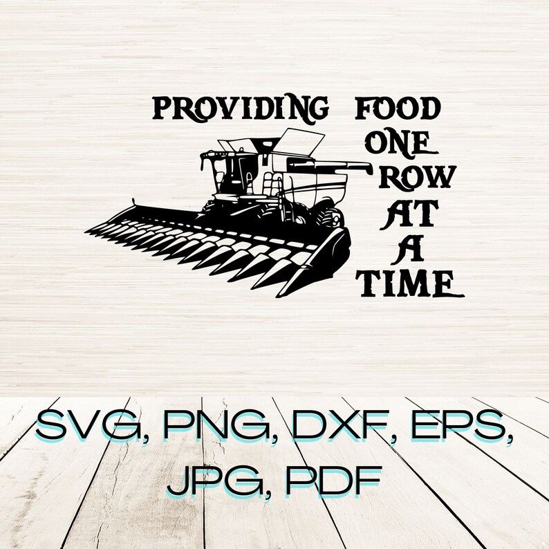 Corn Harvester SVG DXF Png Instant Digital Download Clipart - Etsy
