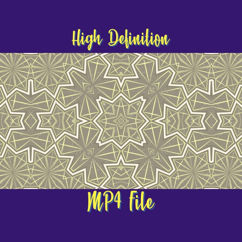 Animated Background Bundle | Abstract Kaleidoscope | Continuous Looping ...