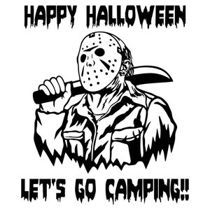 Jason Vorhees Halloween Svg, Png, Jpg, Dxf, Vector, Instant Digital ...