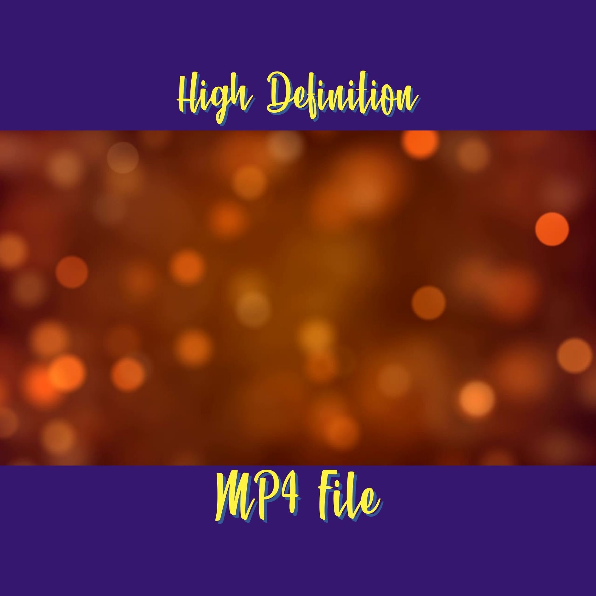 Animated Background Bundle Bokeh Style Particles Continuous Looping MP4 Media Digital Overlays ...