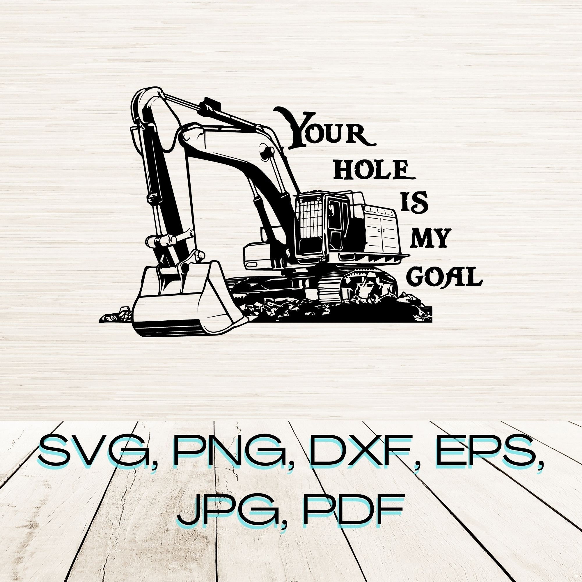 Excavator Svg Excavator Clipart Excavator Cricut - Etsy