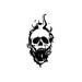 Skull Decal Outline Skull Svg Png Jpg Pdf Vector Instant Digital ...