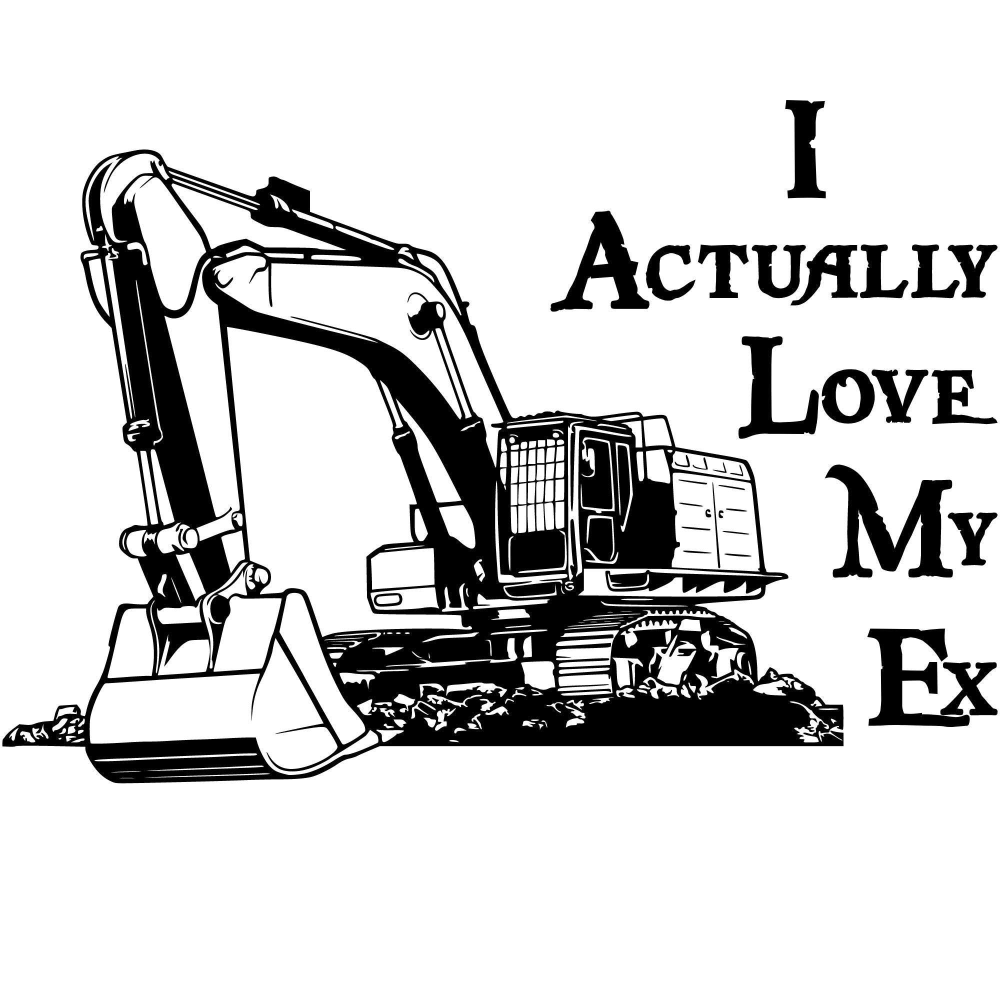 Bagger Svg Bagger Clipart Bagger Cricut Bagger Laser cut Datei ...