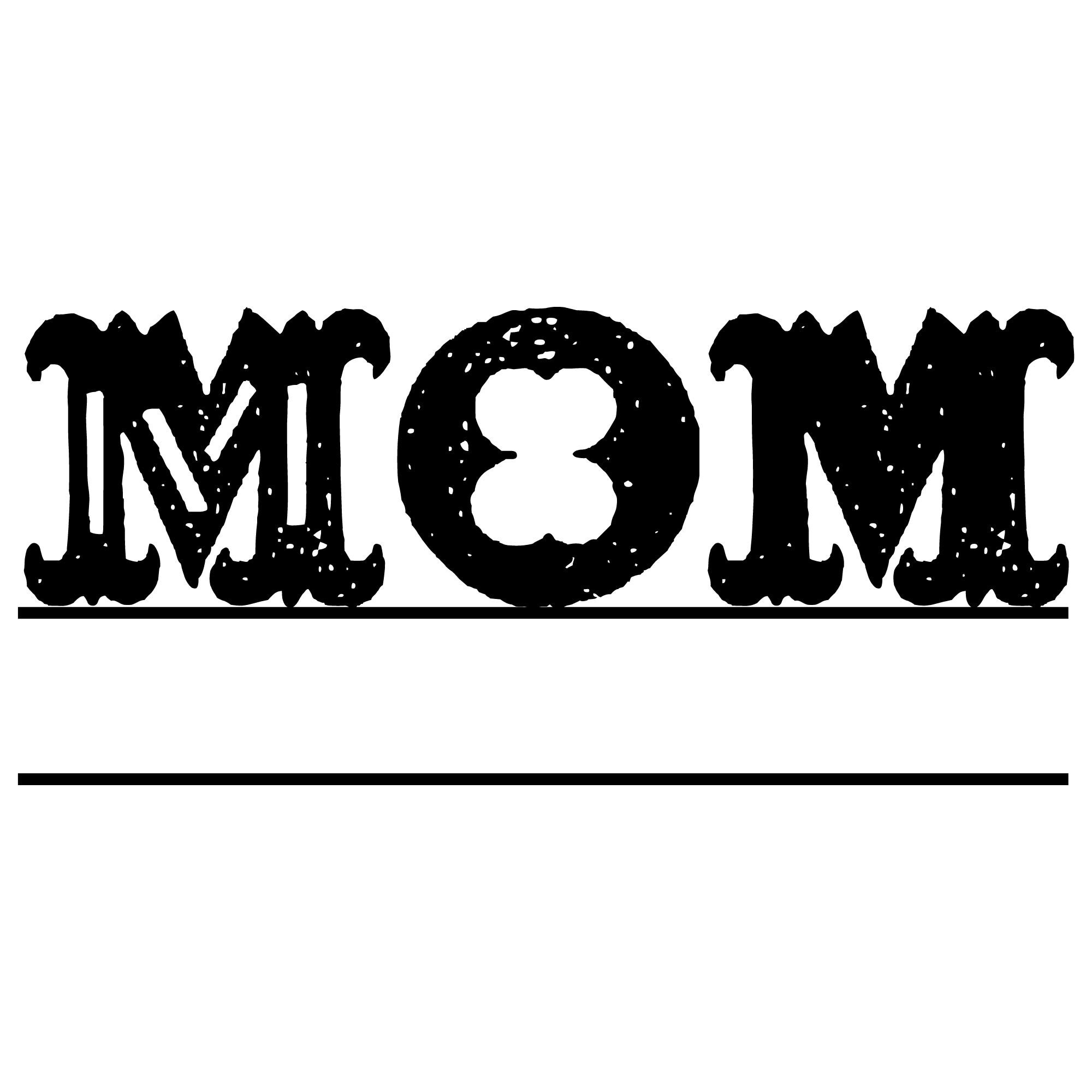 Split Monogram Old West Mom Art Svg Dxf Png Eps Instant Digital ...