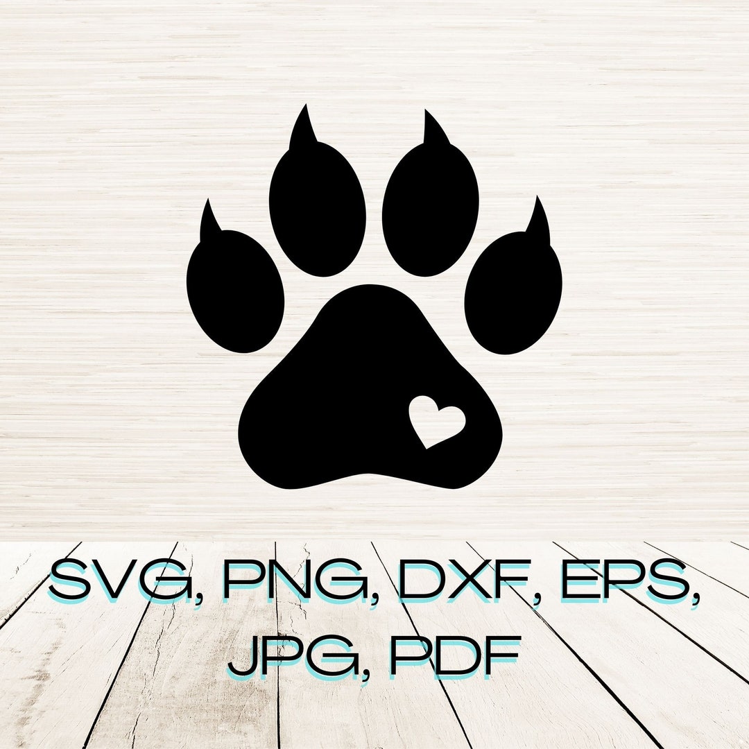 Paw Claws Svg Dxf Eps Png Jpg Pdf Instant Digital Download | Clipart ...