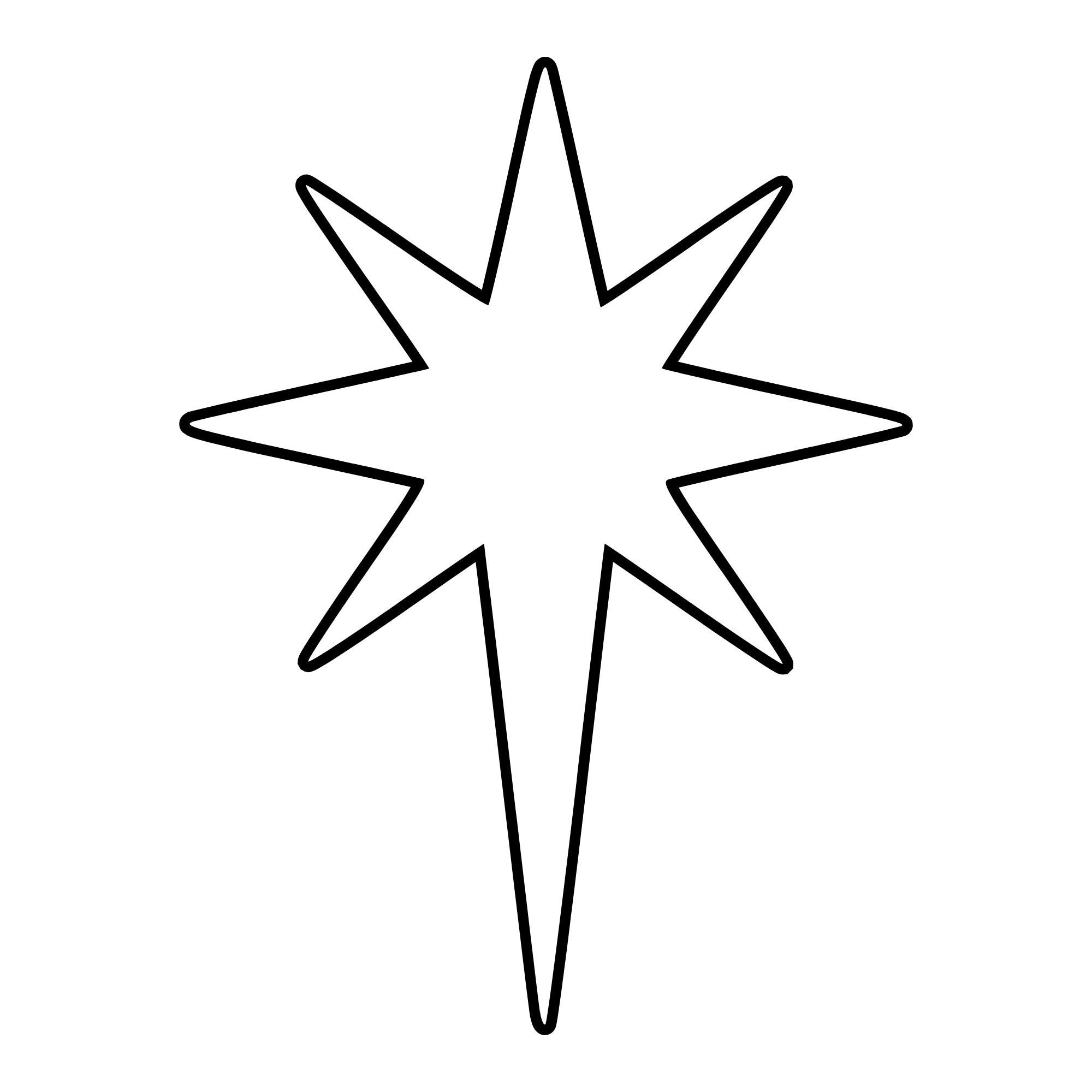Star of Bethlehem Svg Dxf Instant Digital Download Star of - Etsy