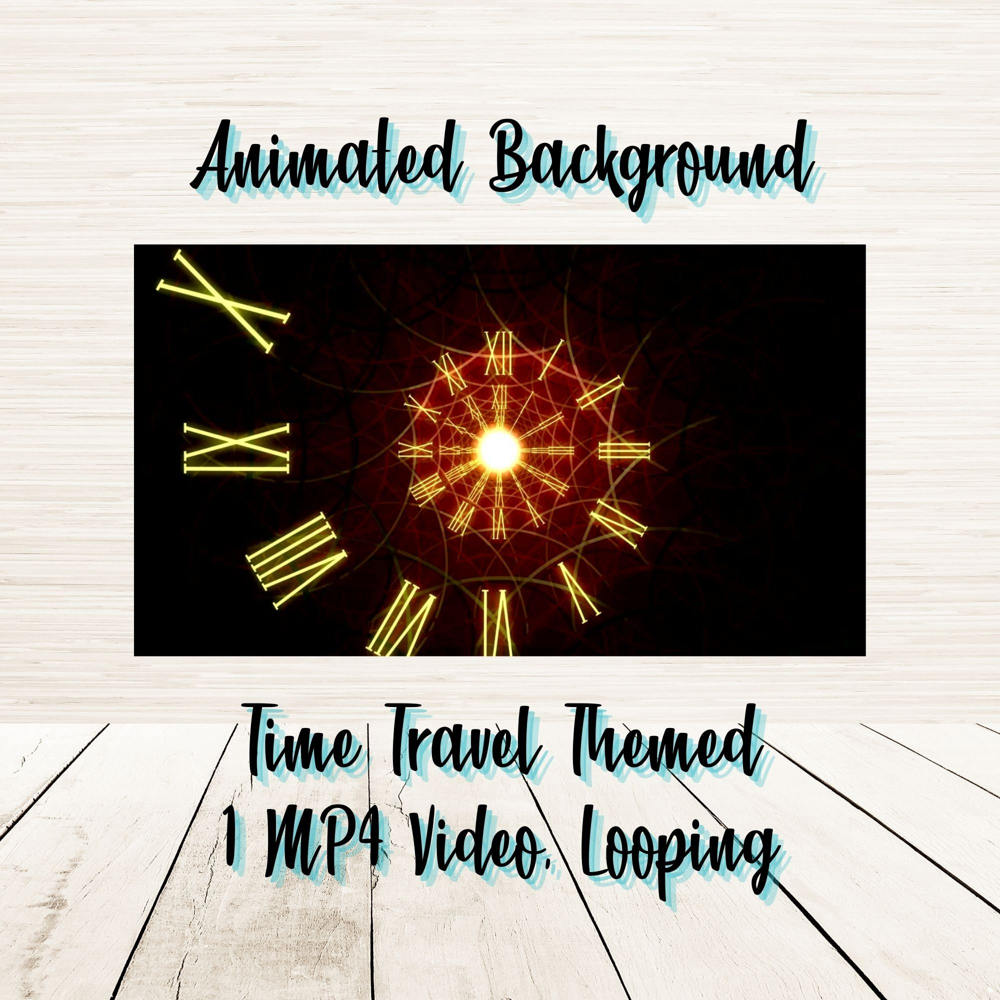 Animated Background Time Spiral Theme Continuous Looping MP4 Media ...