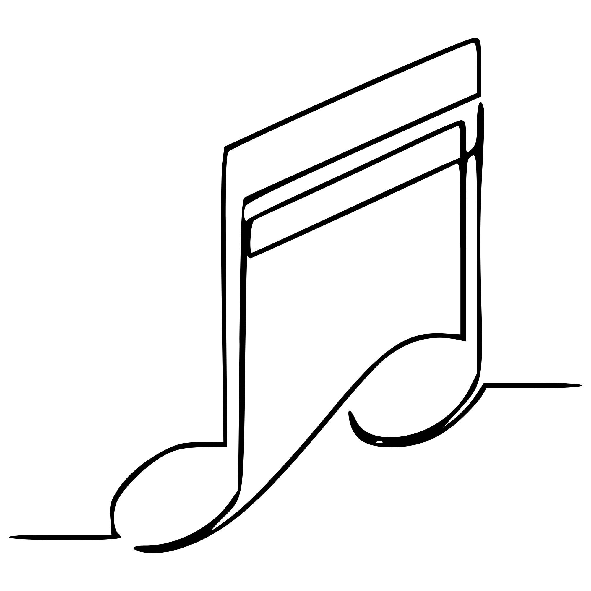 Line Art Music Notes Svg Dxf Eps Jpg Png Pdf Instant Digital Download ...
