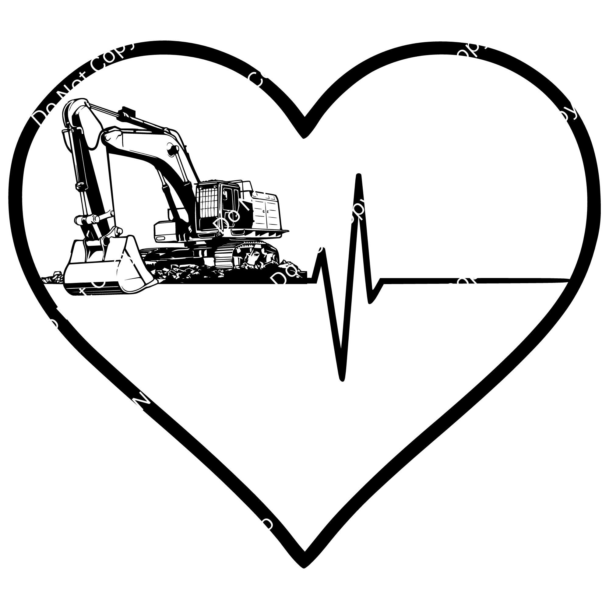 Bagger SVG | Bagger Clipart | Bagger PNG | Bagger Cut Datei | Bau-Svg ...