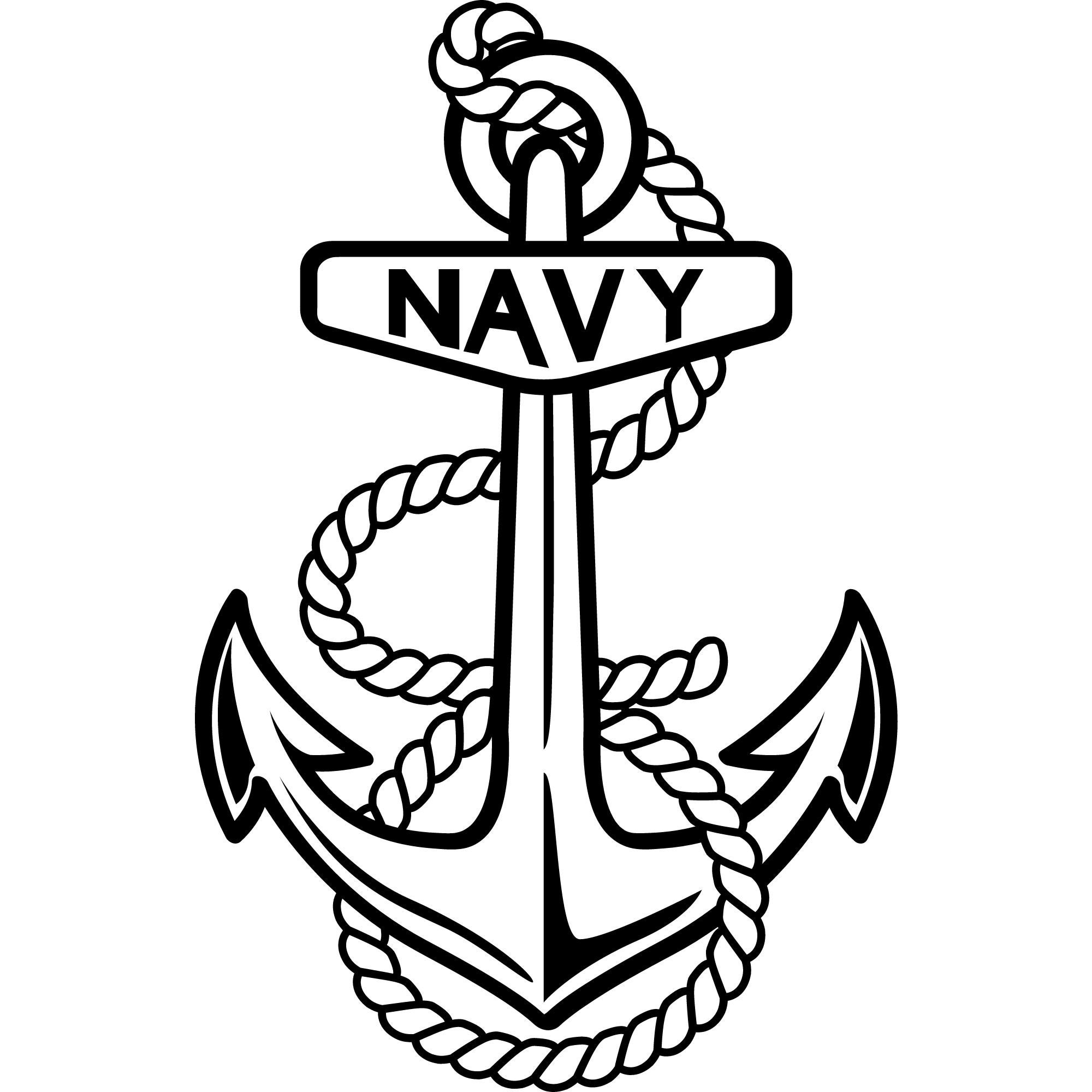 Navy Anchor Svg Dxf Png AI Instant Digital Download Laser - Etsy