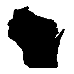 Wisconsin State Outlines Svg Dxf Instant Digital Download | Png JPG ...