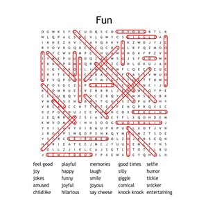 Kids Fun Word Search and Word Scramble PDF Instant Digital Download ...