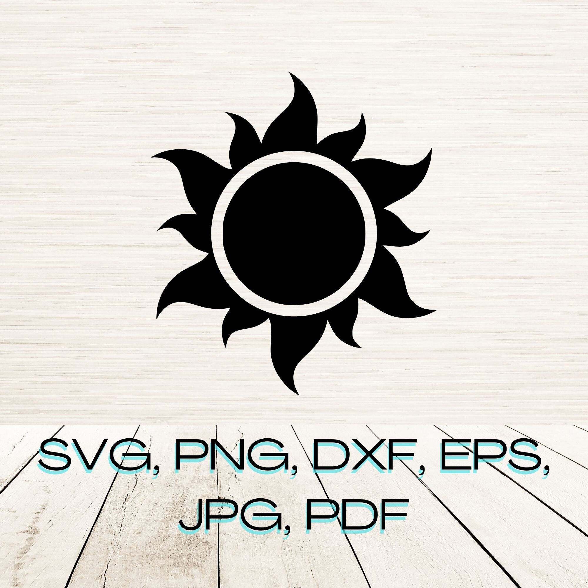 Tribal Sun Art Svg Dxf Eps Jpg Png Pdf Instant Digital - Etsy