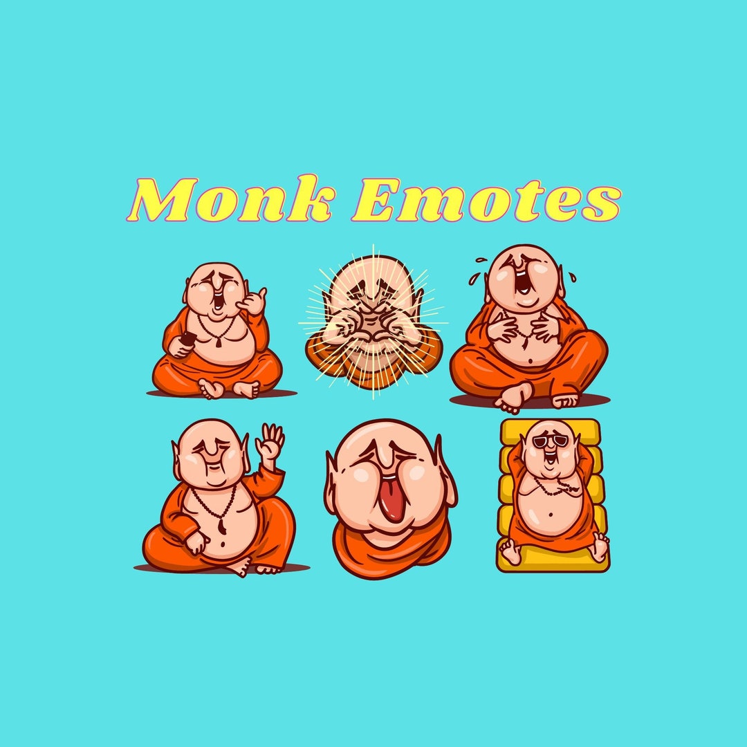 Funny Monk Emotes Twitch Discord Streaming Youtube Cute Emoji Emote ... Funny Monk Emotes Twitch Discord Streaming Youtube Cute Emoji Emote ...