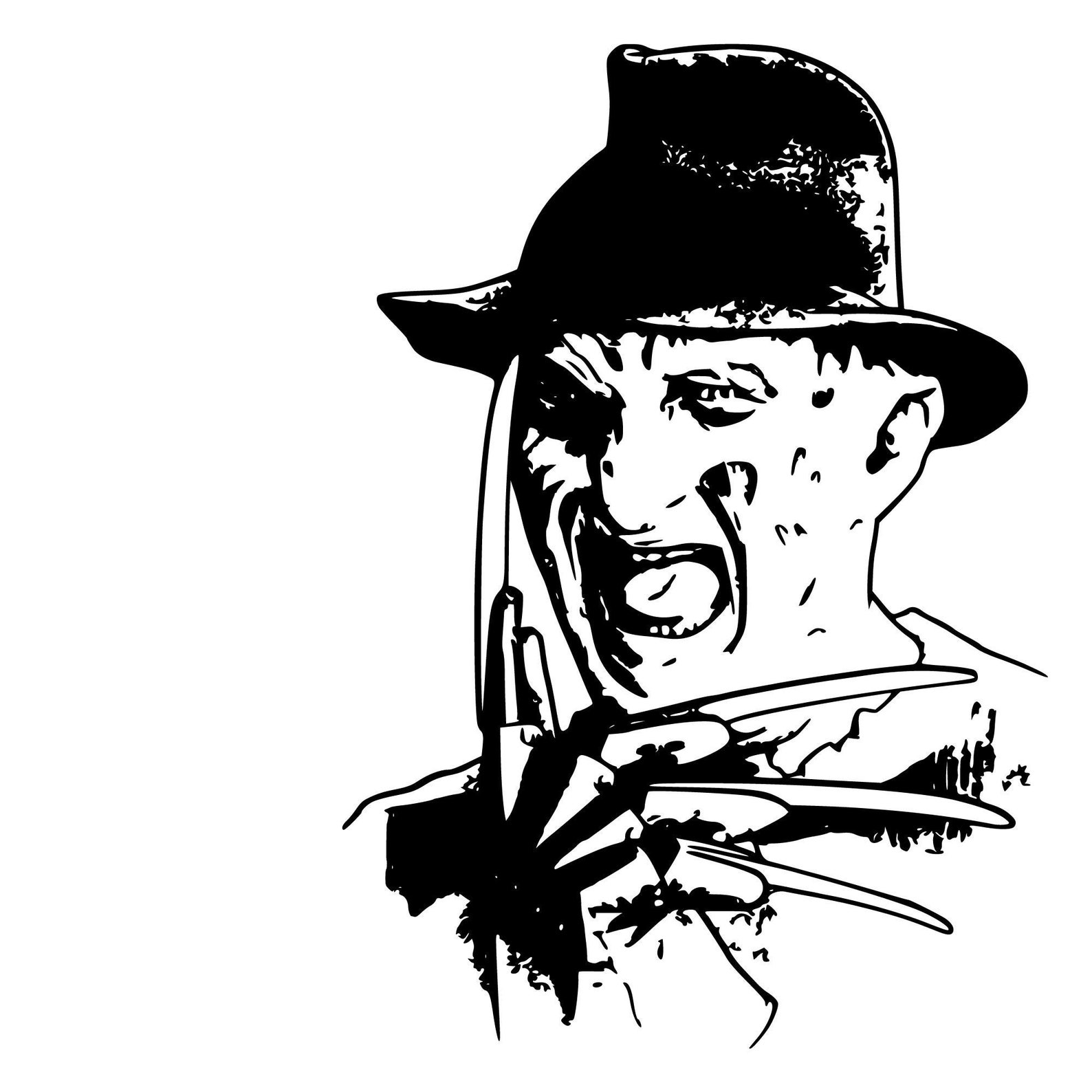 Freddy Krueger Halloween SVG, Png, Jpg, Pdf, Vector, Instant Download ...