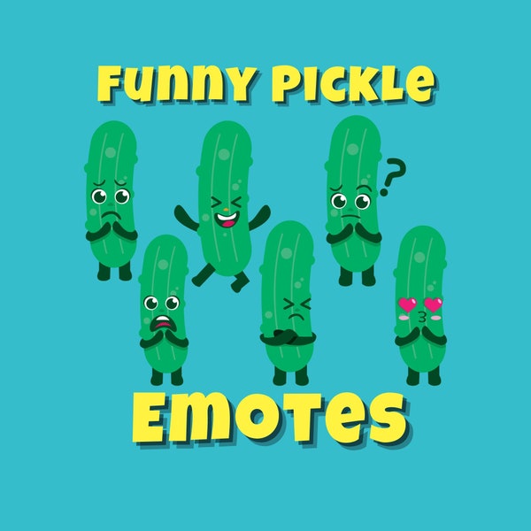 Pickle Twitch Emote - Etsy