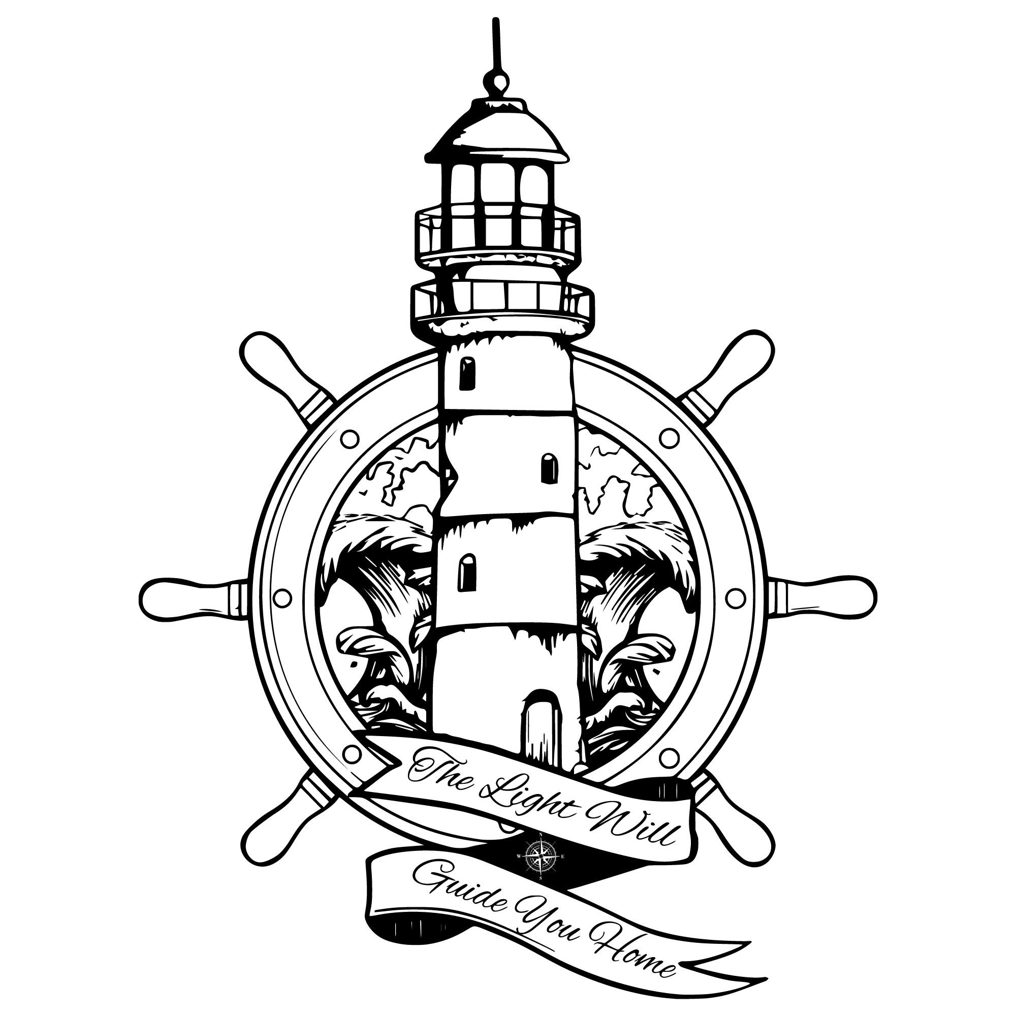 Lighthouse Svg Dxf Eps Jpg Png Pdf Instant Digital Download ...