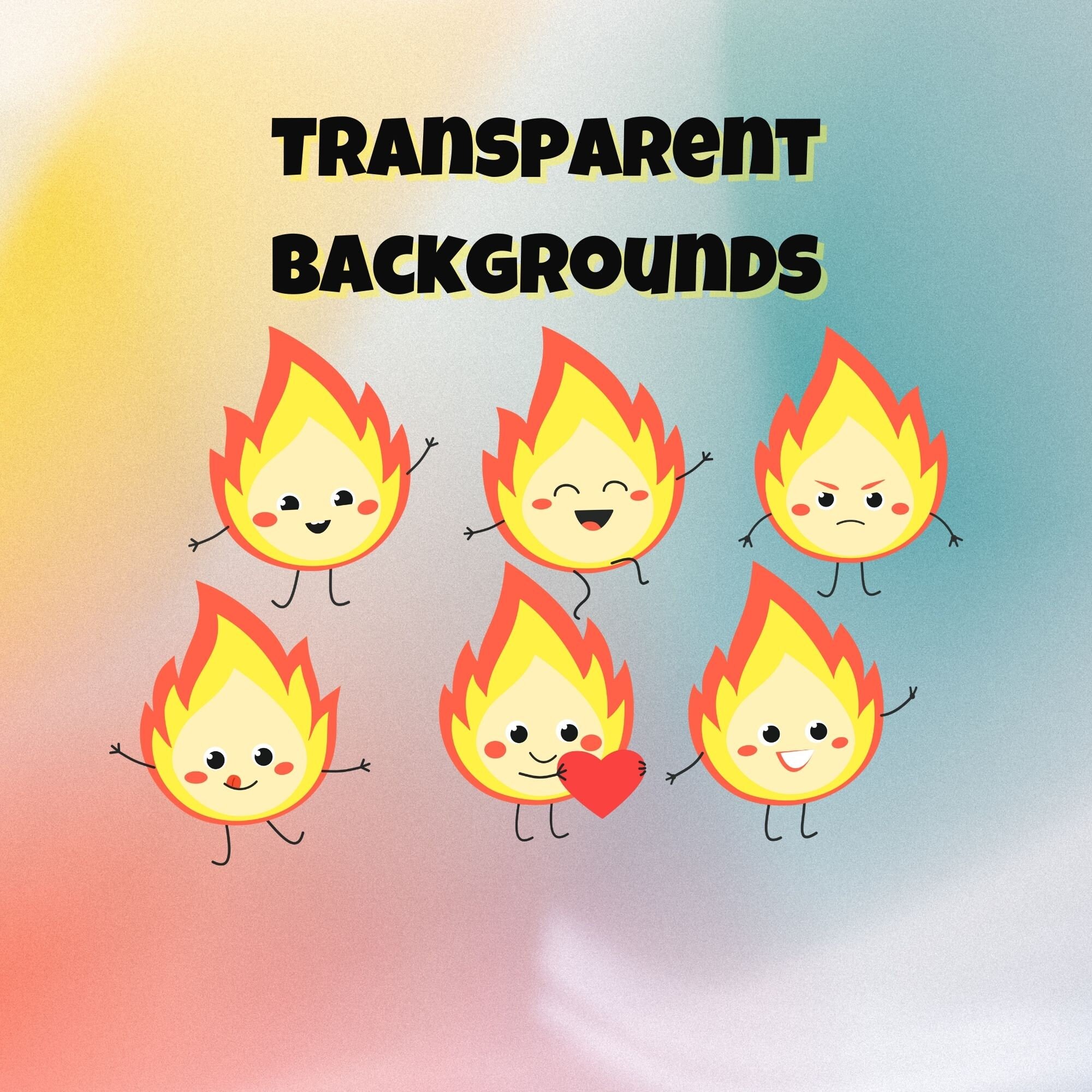 Funny Fire Character Emotes Twitch Discord Streaming - Etsy