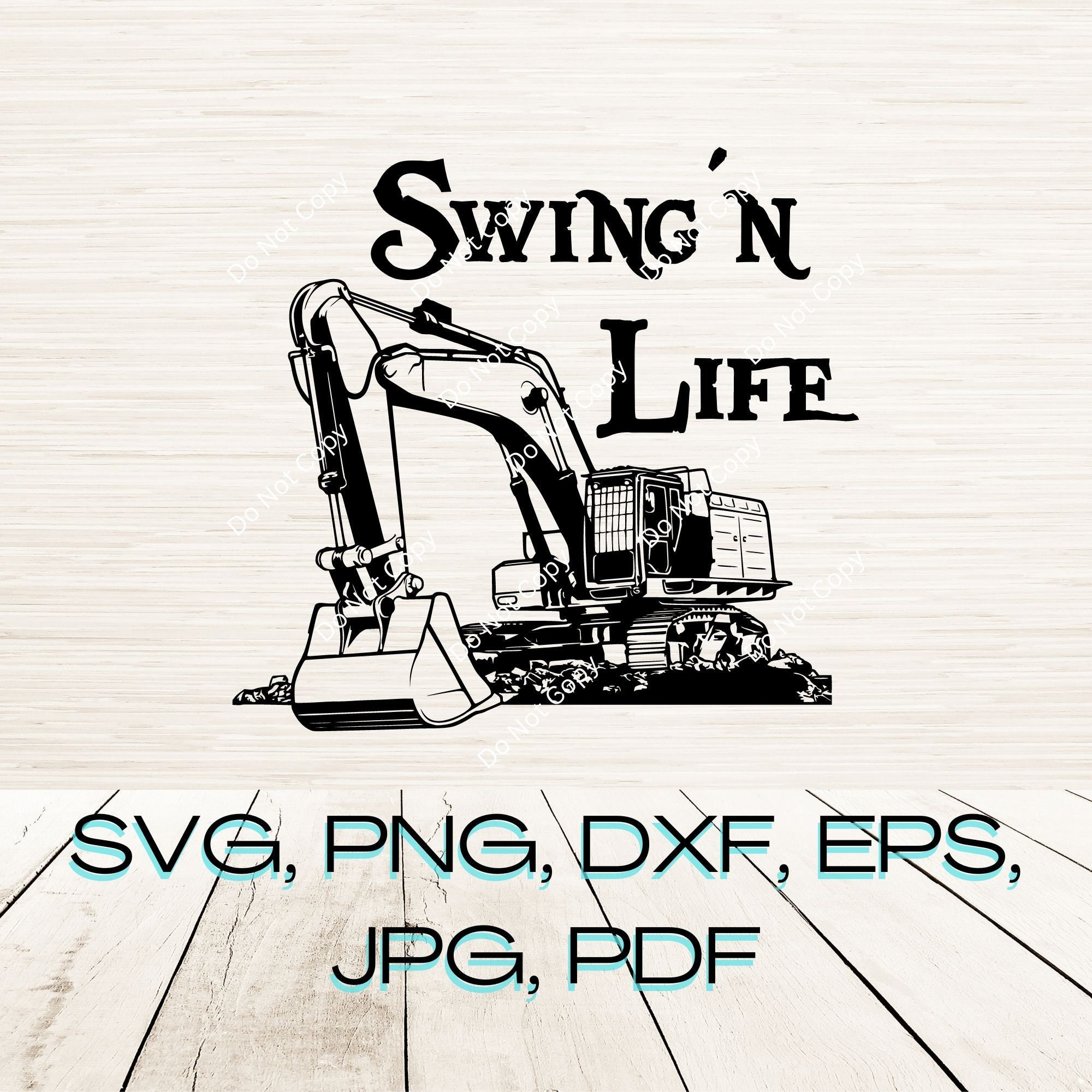 Bagger SVG | Bagger Clipart | Bagger PNG | Bagger Cut Datei | Bau-Svg ...