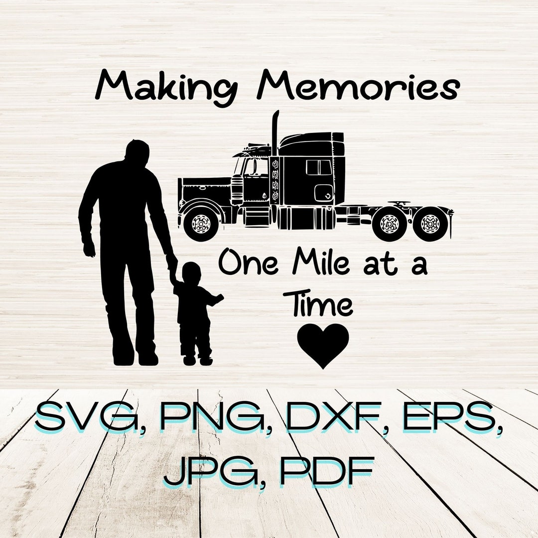 Trucker Art Svg Eps Dxf Png Jpg Pdf Instant Digital Download ...