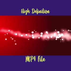 Animated Background Bundle | Bokeh Style Particles | Continuous Looping ...