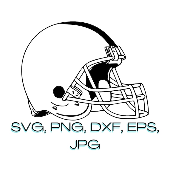 Football Helmet Template Vector
