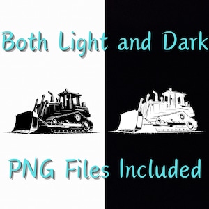 Bulldozer Svg Dxf Png Pdf Jpg Instant Digital Download, Construction ...