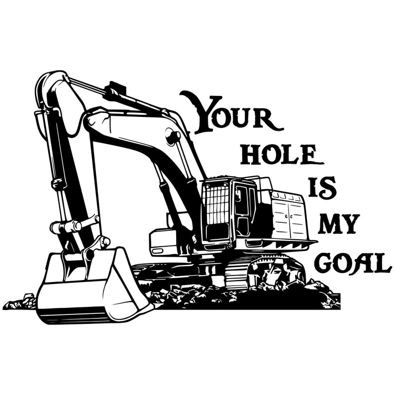 Excavator Svg Excavator Clipart Excavator Cricut - Etsy