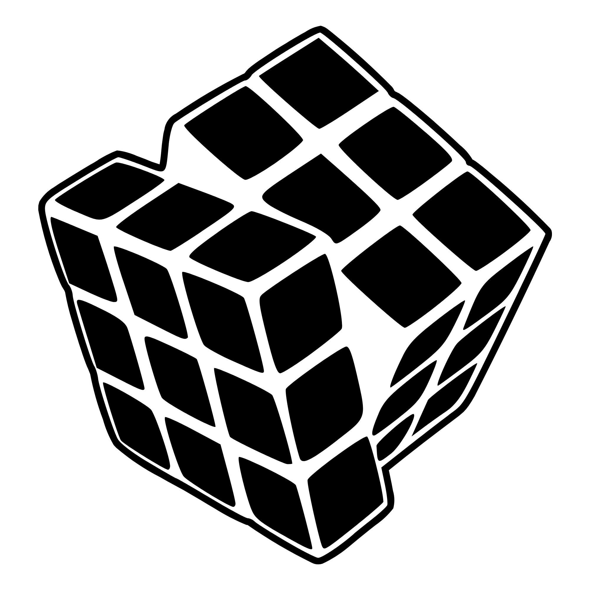 Rubik Cube Svg Dxf Eps Png Jpg Instant Digital Download - Etsy UK