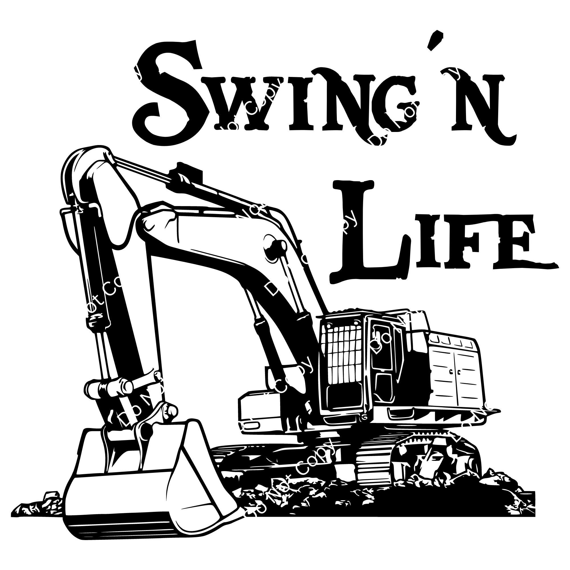 Bagger SVG | Bagger Clipart | Bagger PNG | Bagger Cut Datei | Bau-Svg ...