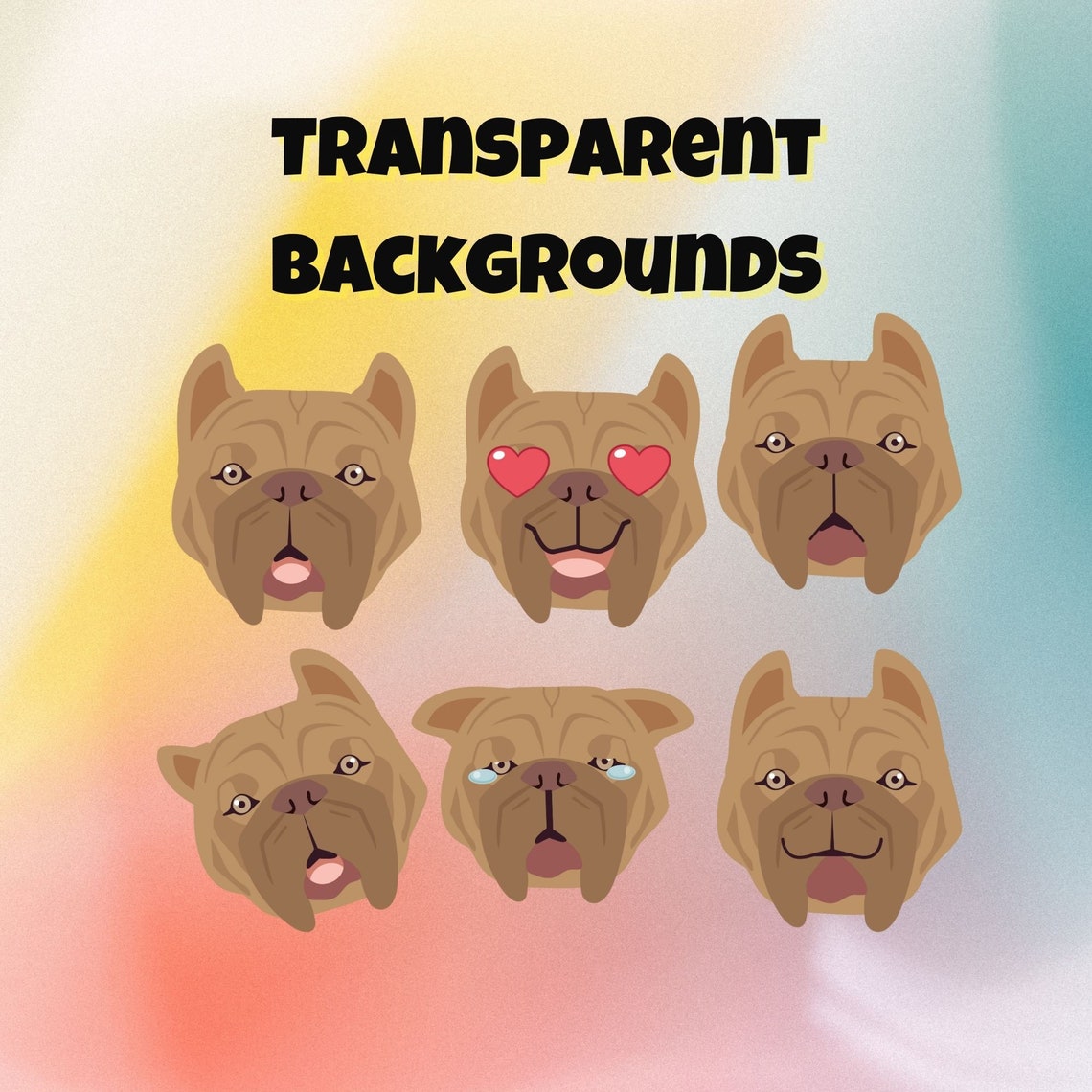 Cute Pitbull Emotes Twitch Discord Streaming Youtube - Etsy